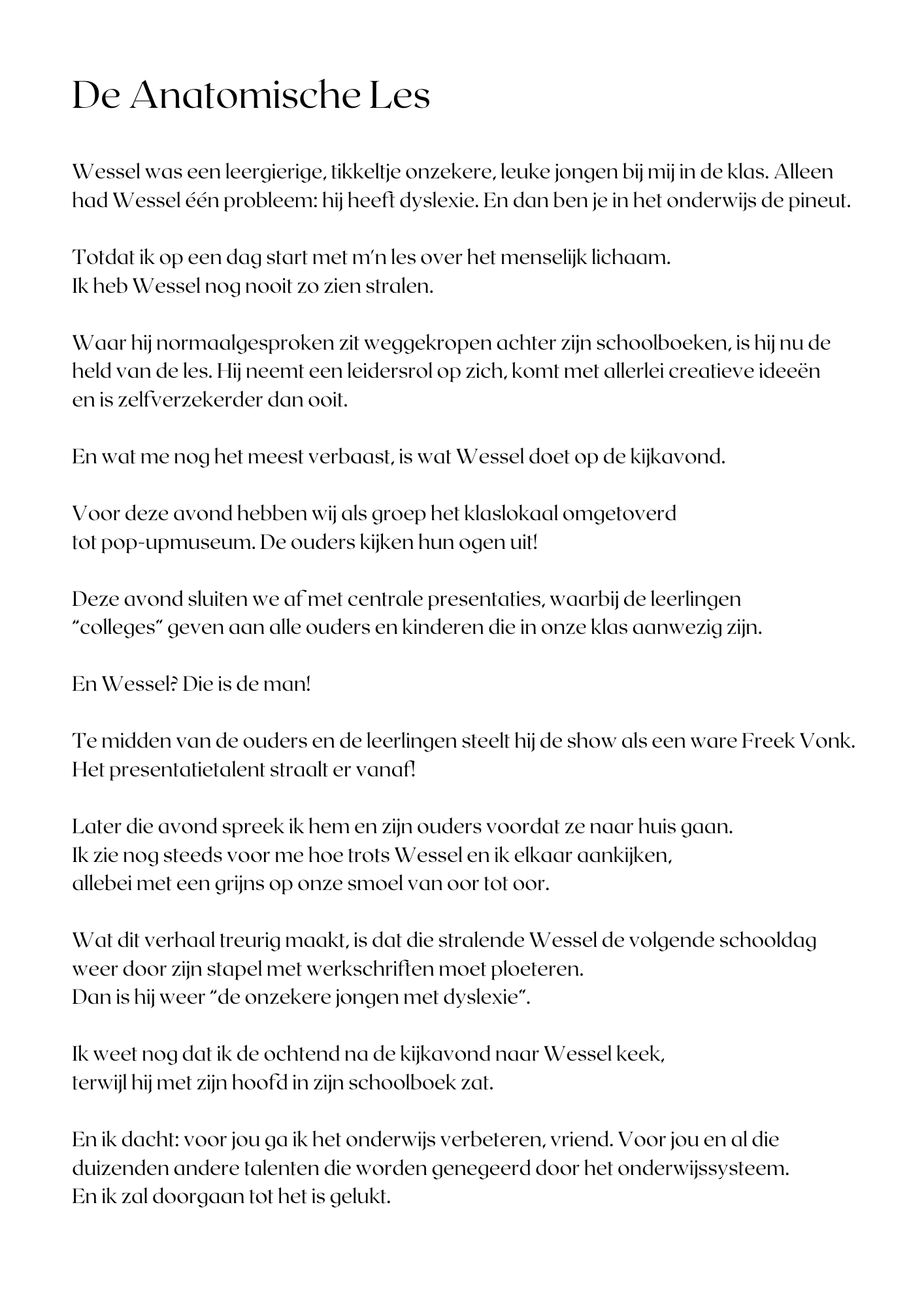 Lesinspiratie (voor leraren) – Meester Met Missie